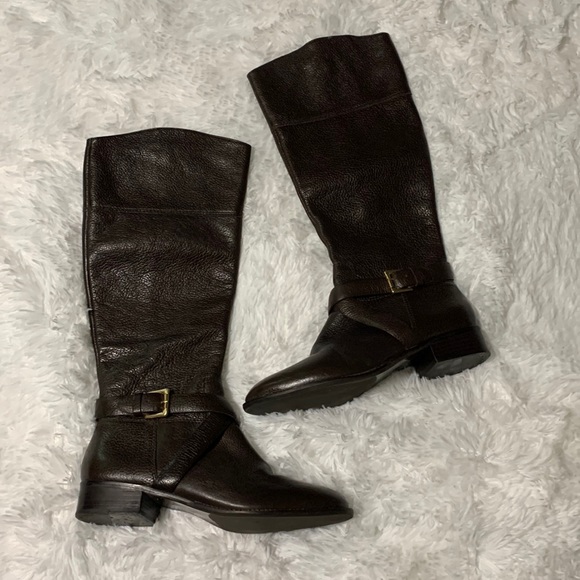 Talbots | Shoes | Talbots Tall Genuine Leather Boots Size 75b M Dark ...